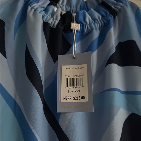 Sail to Sable | Dresses | Sail To Sable Blue And Black Flutter Sleeve ...